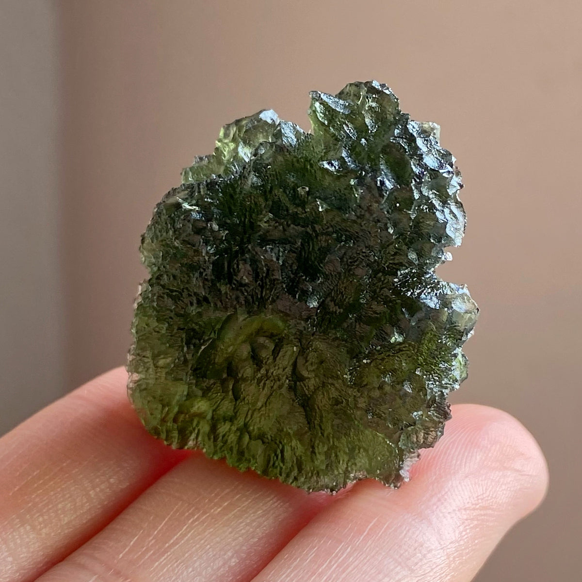 Moldavite Specimen MV3M (w/ cert) — Shimmer & Light